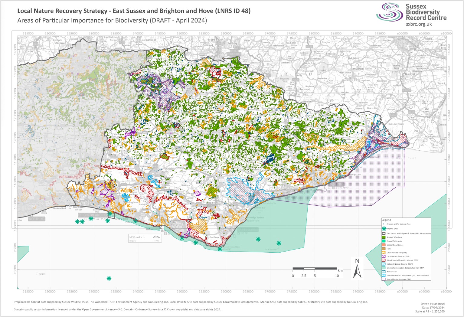 First stage of mapping complete! View the Areas of Particular ...